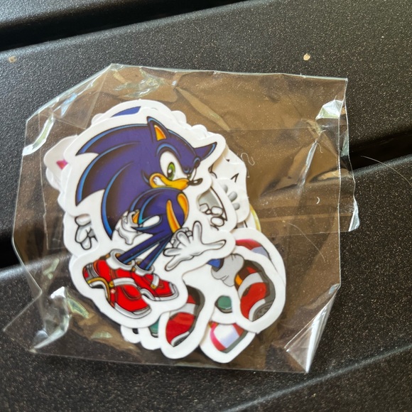 Accessories | Sonic The Hedgehog Stickers | Poshmark